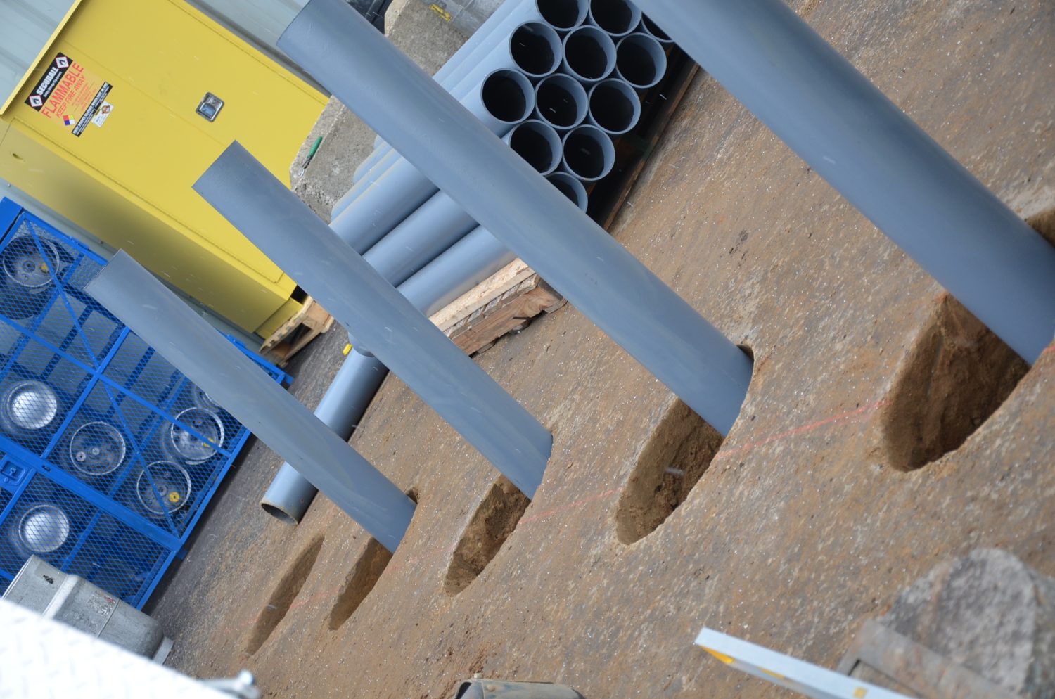 Pipe Bollard Installation - CBK Construction