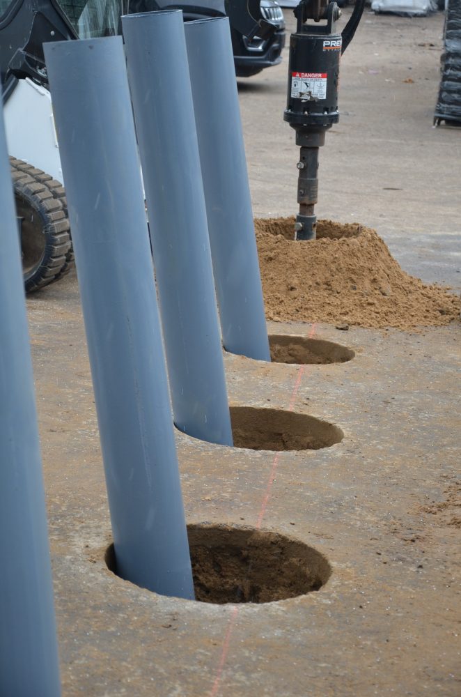 Pipe Bollard Installation - CBK Construction