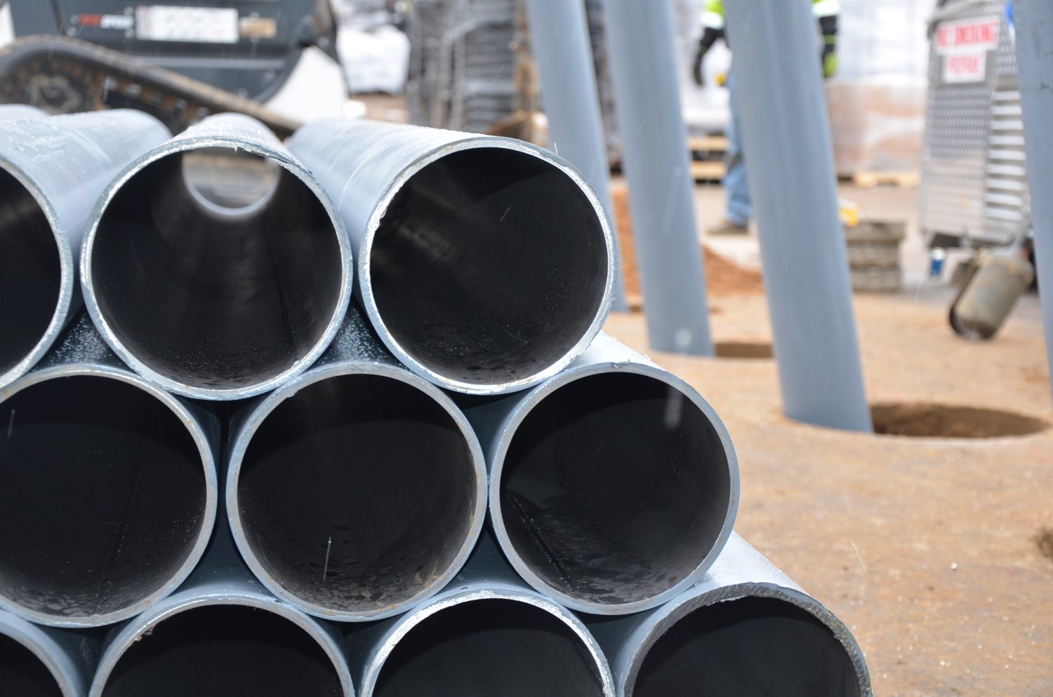 Pipe Bollard Installation - CBK Construction