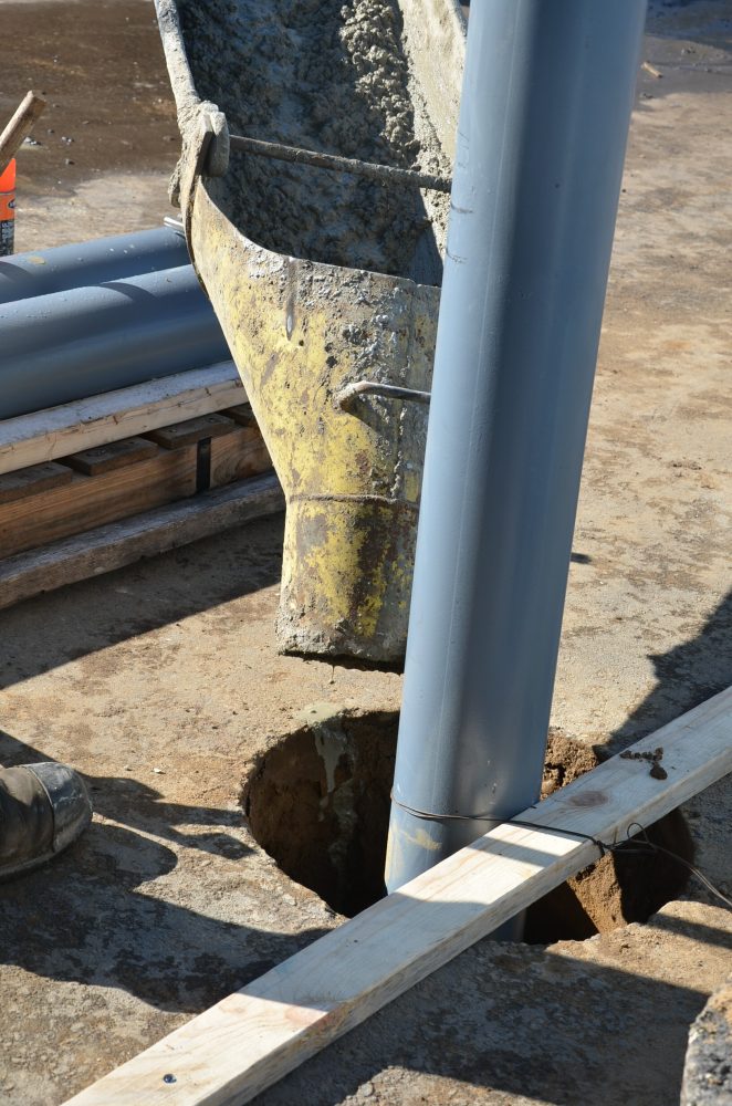 Pipe Bollard Installation - CBK Construction