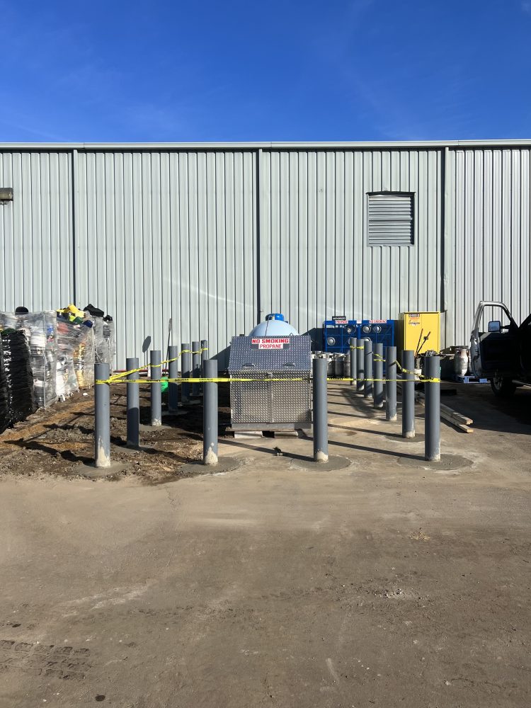 Pipe Bollard Installation - CBK Construction