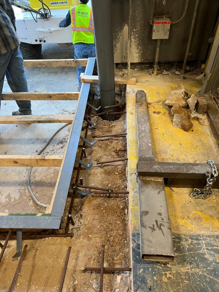 New Concrete Pit for Dock Leveler - CBK Construction